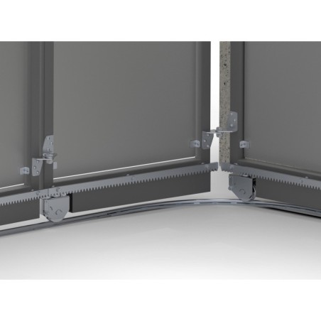 Portail coulissant à angle à partir de 90° - Passage de 4,20m - Hauteur ...